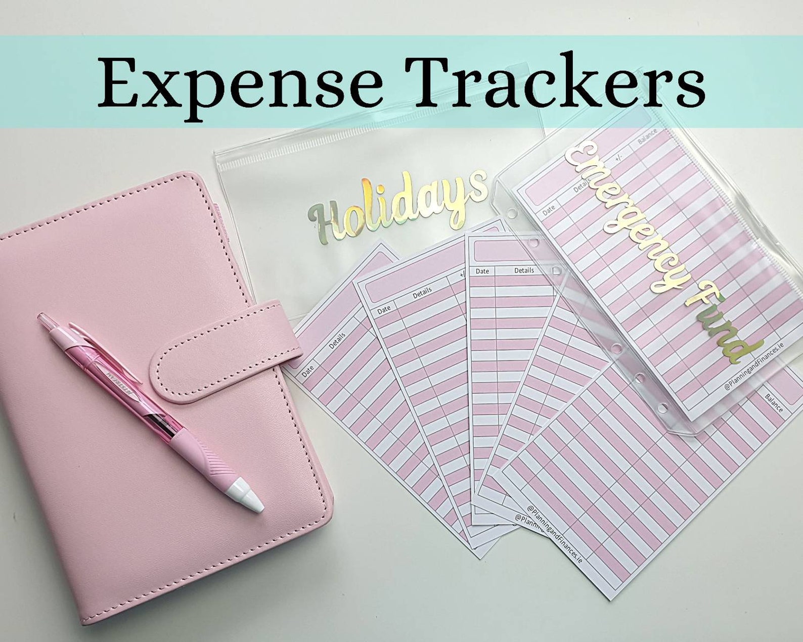 Cash Envelope Tracker Instant Download Expense Tracker | Etsy