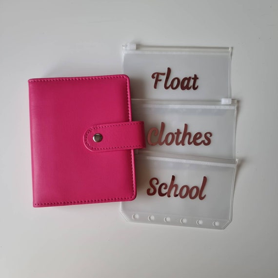 Deep Pink MINI CASH ENVELOPES Binder Cash Wallets Budget - Etsy