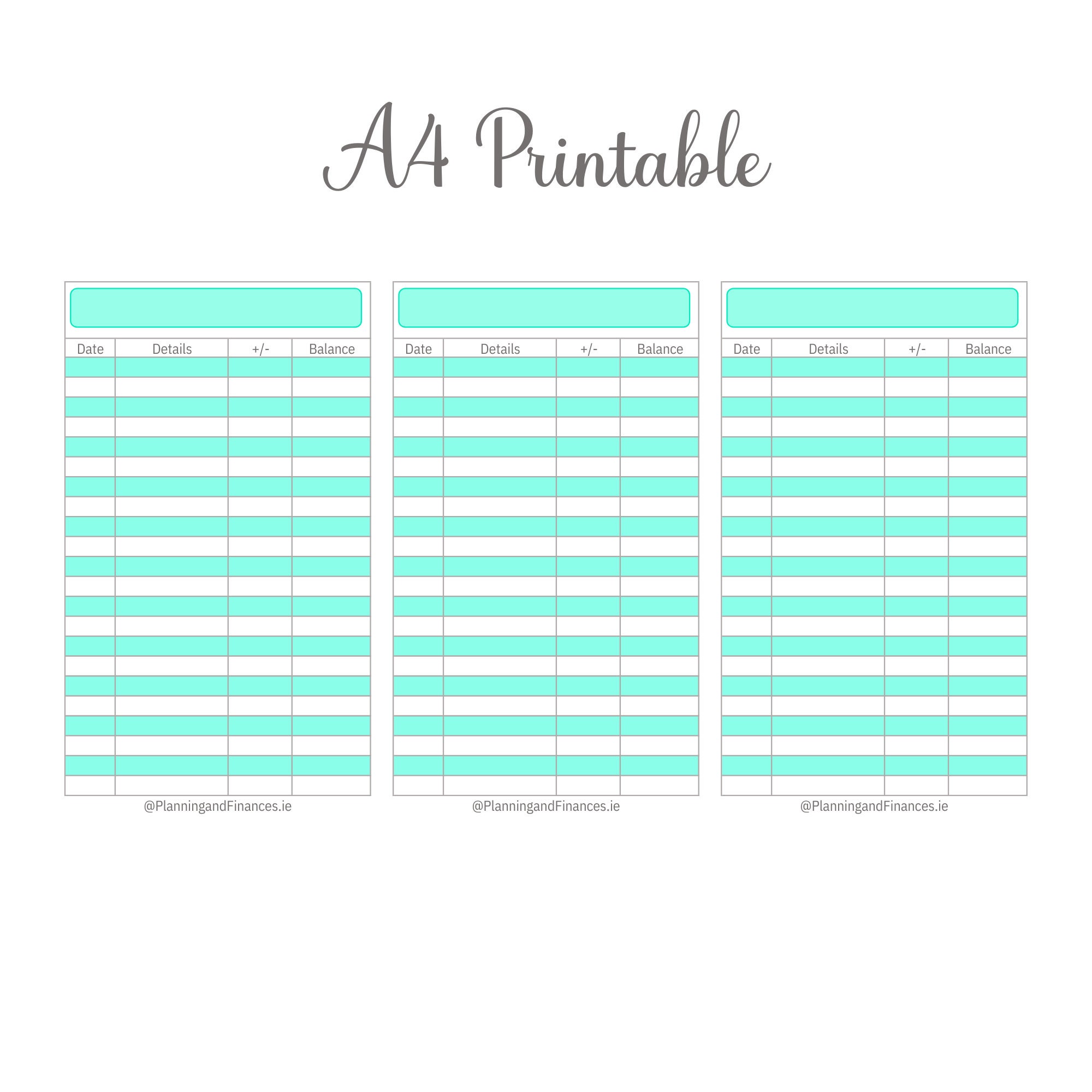 Cash Envelope Tracker Instant Download Expense Tracker | Etsy