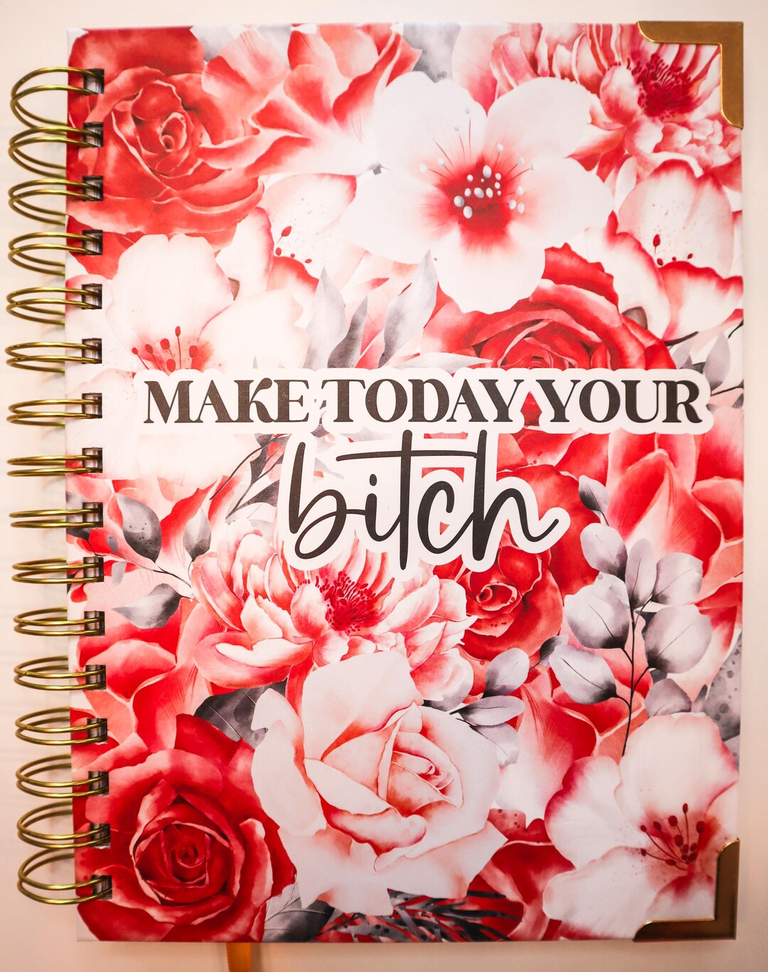 Make Today Your Bitch Sweary Planner | Undated Planner | Funny Planner ...