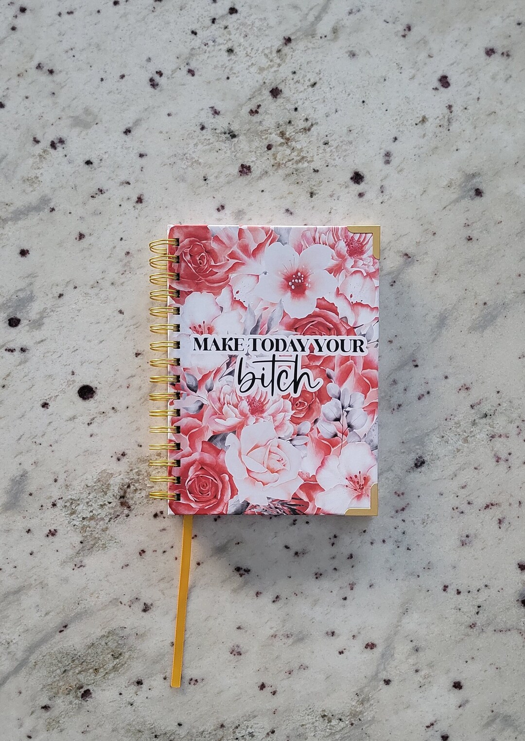 Make Today Your Bitch Sweary Planner | Undated Planner | Funny Planner ...