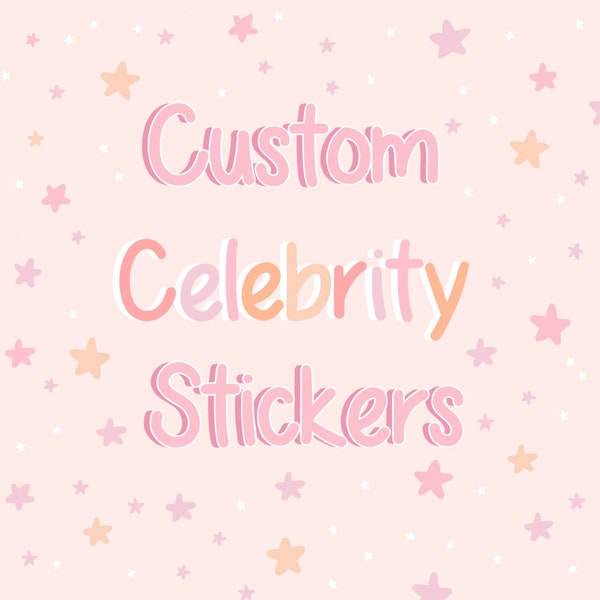 Celebrity Stickers - Etsy