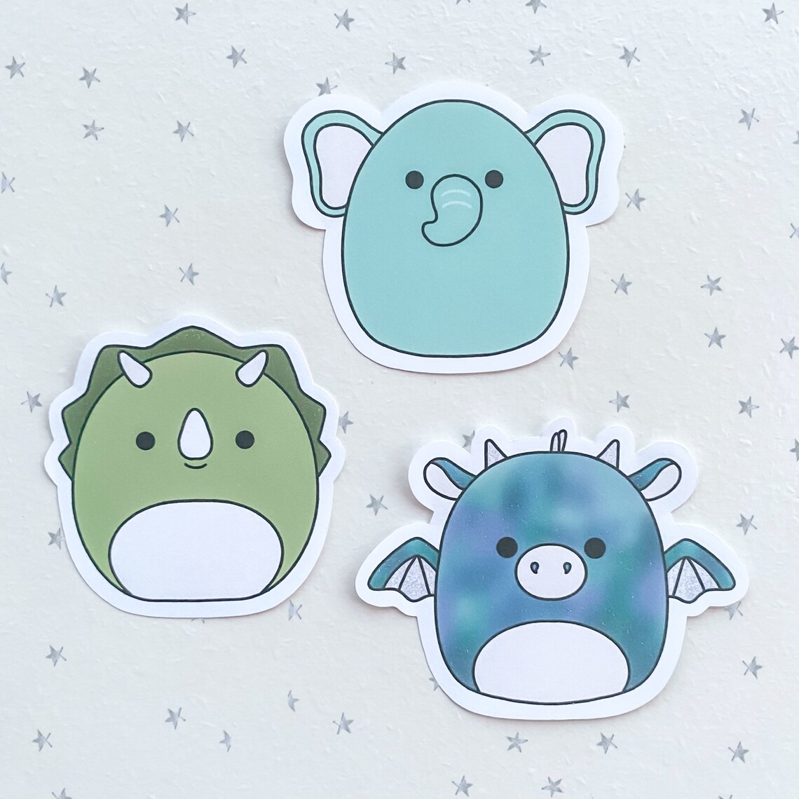 Squishmallow Rainbow Stickers | Sticker Pack | Cute Stickers | Paco ...