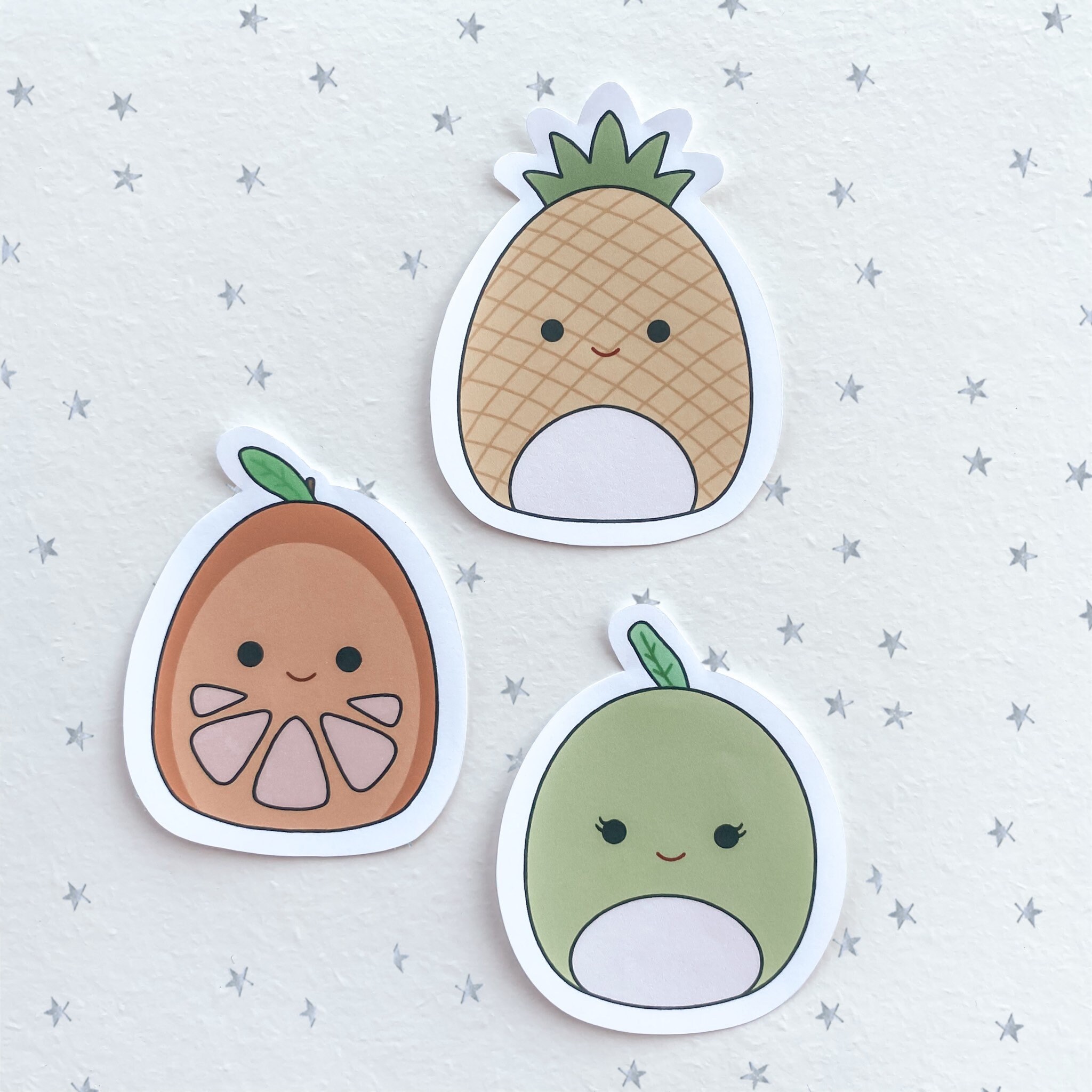Squishmallow Fruits Stickers | Sticker Pack | Cute Sticker | Scarlet ...