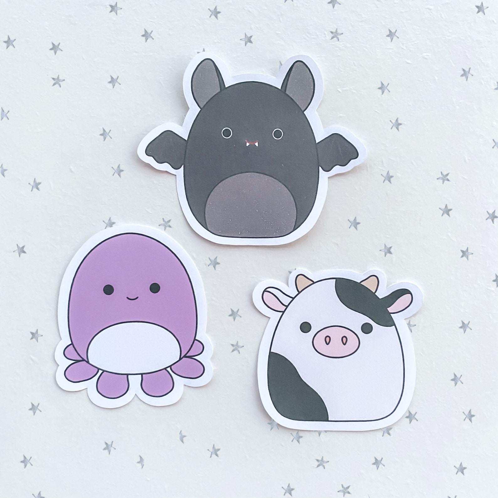 Squishmallow Rainbow Stickers Sticker Pack Cute Sticker | Etsy