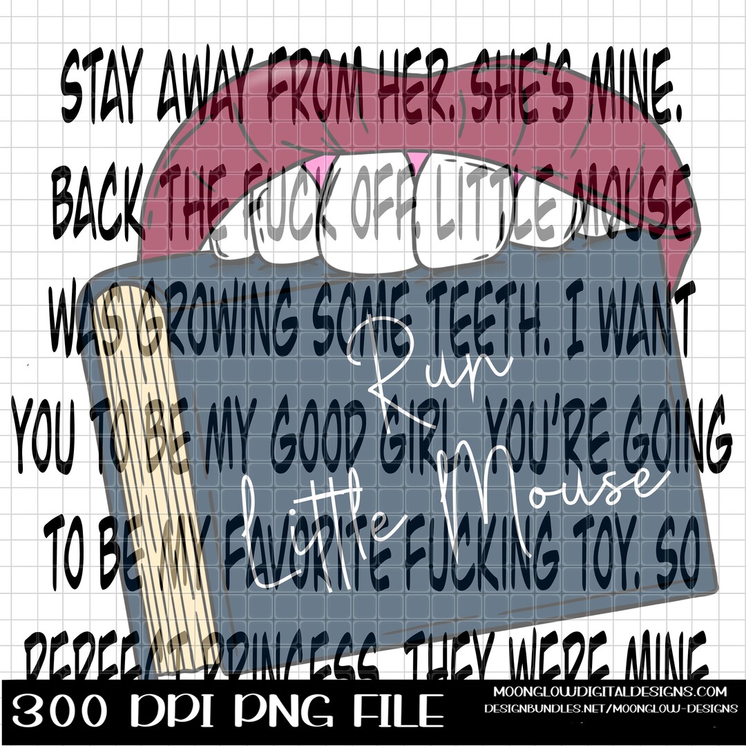 Run Little Mouse Png File for Sublimation and Dtf - Etsy