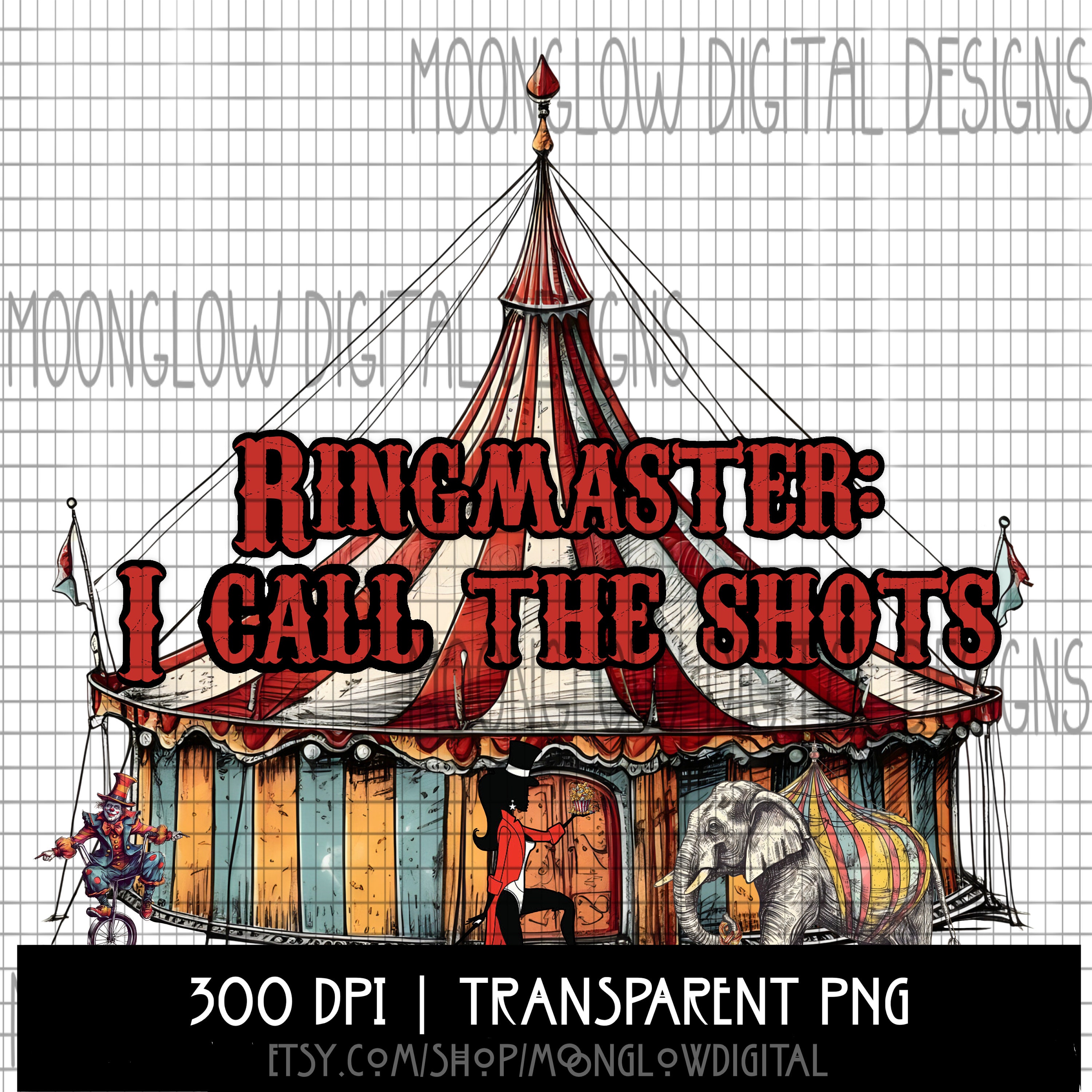 Ringmaster Png File for Sublimation and Dtf - Etsy