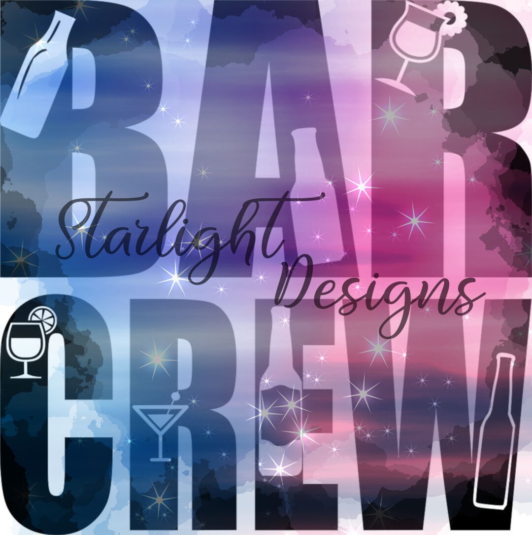 Bar Crew SVG PNG JPG for Cutting Machines - Etsy