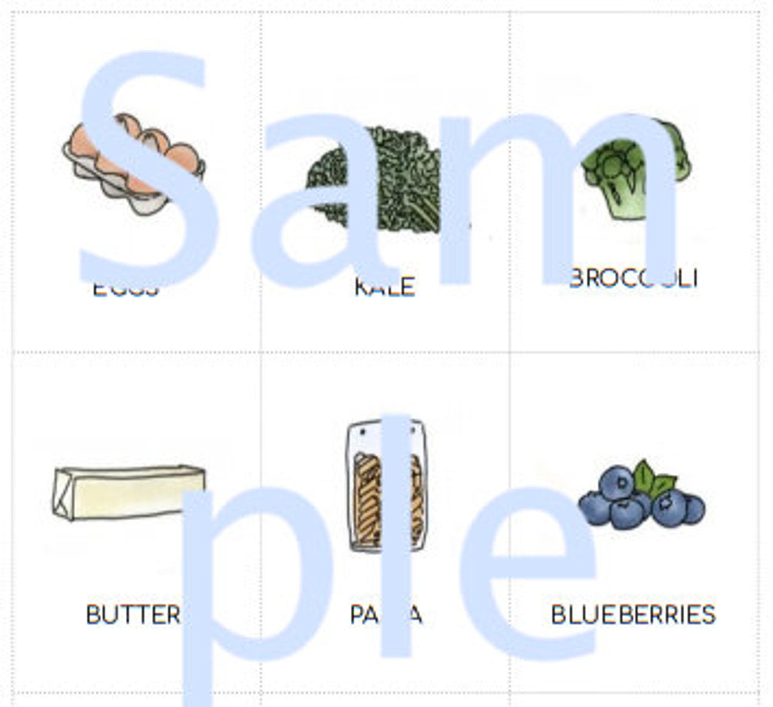 Deck of 48 Printable Cards | Food Groups | Memory | Go Shopping ...