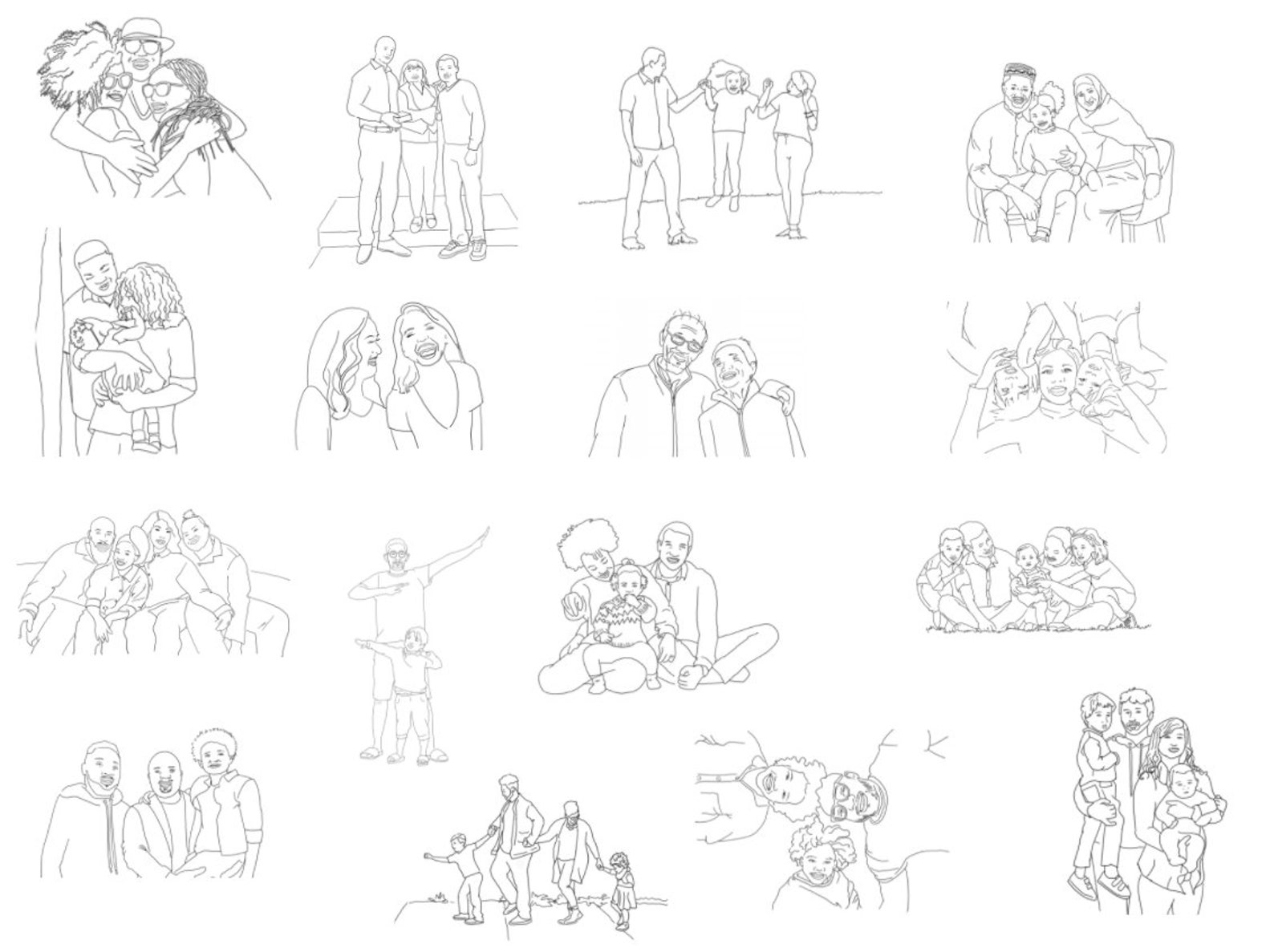 16 Coloring Pages | for Children and Adults | Diversity | Anti-racist ...