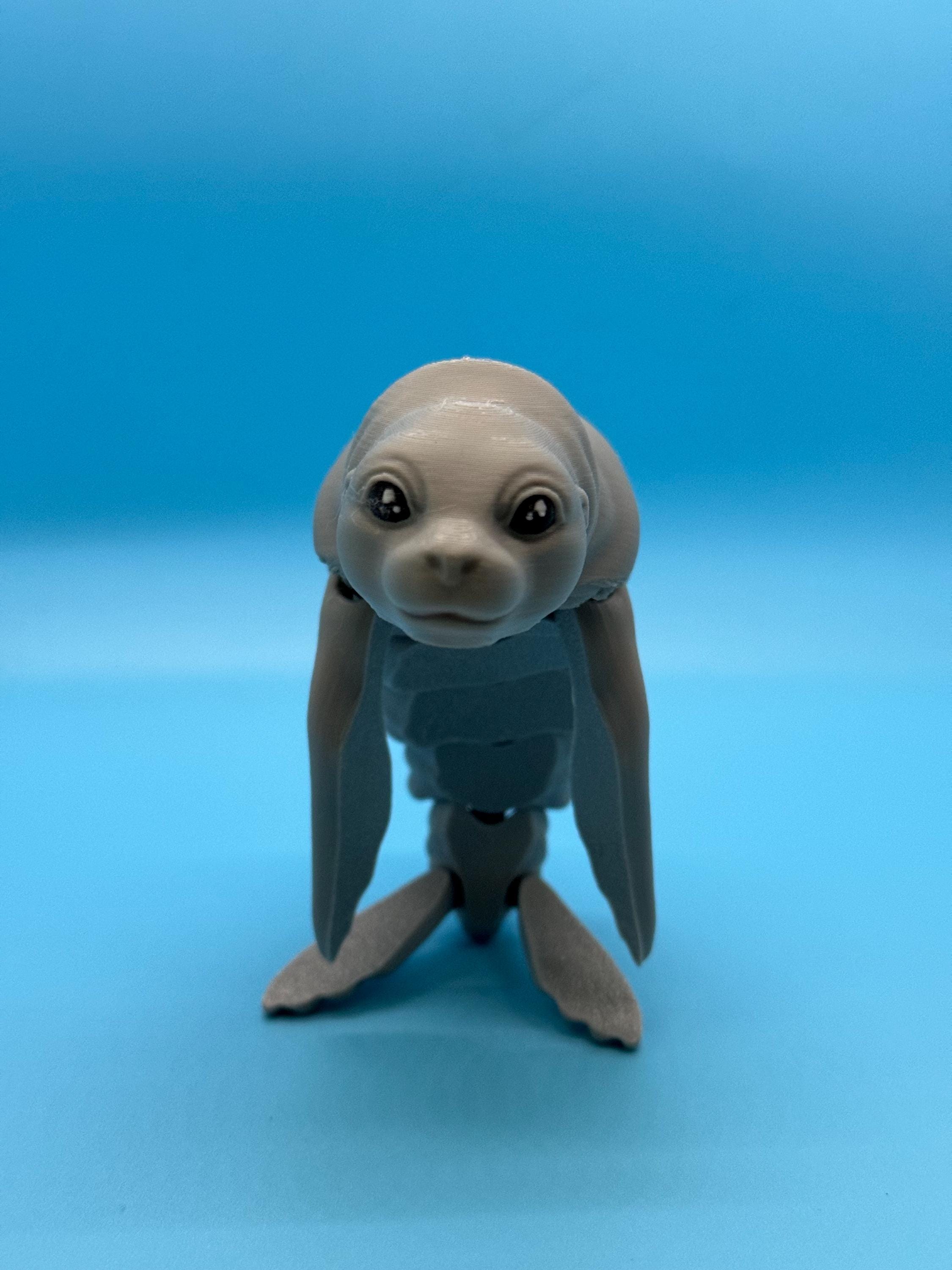 3D Printed Seal Cute and Detailed Seal Figurine Perfect Gift or Decor ...