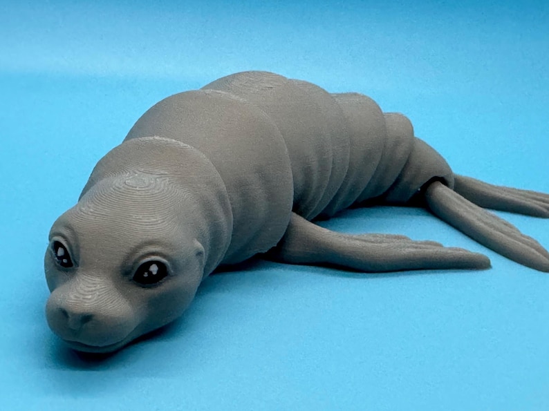 3D Printed Seal Cute and Detailed Seal Figurine Perfect Gift or Decor ...
