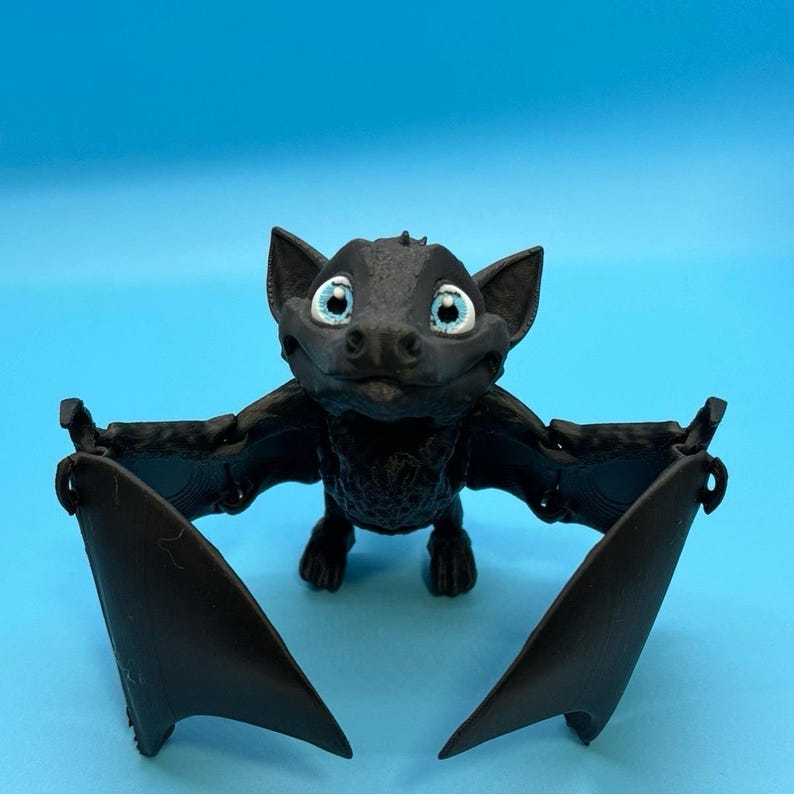 Fruit Bat – Articulated Bat Fidget Toy – Fun & Flexible Stress Relief ...
