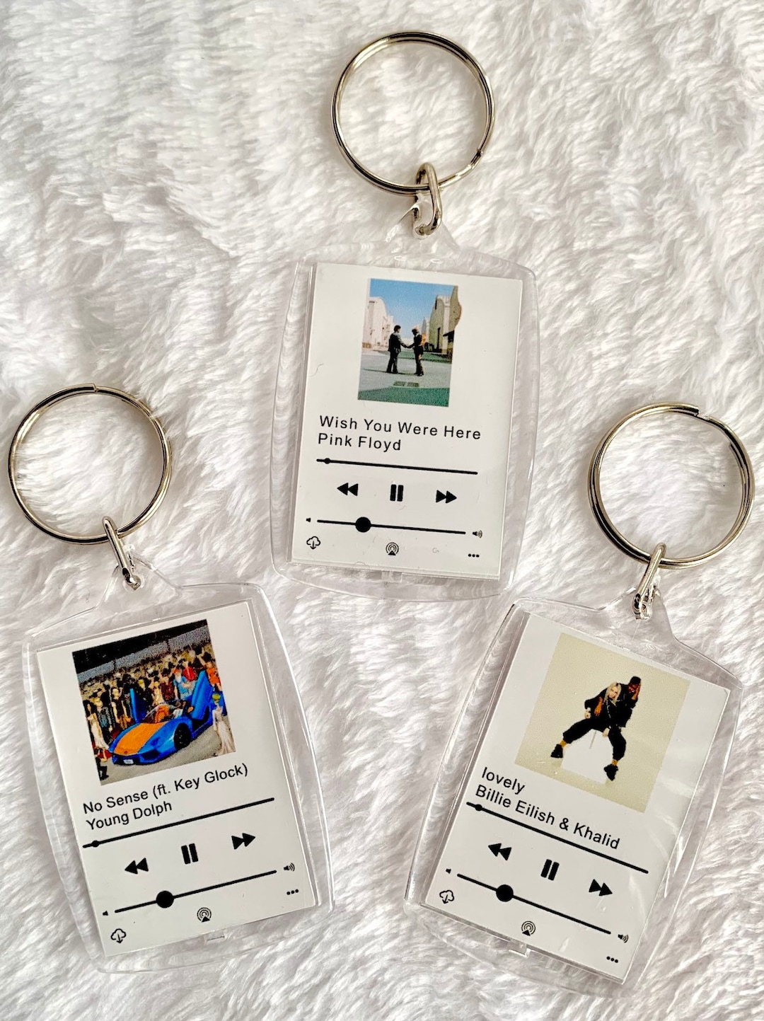 Custom Music Keychain, Apple Music Keychain, Gift for Friends ...