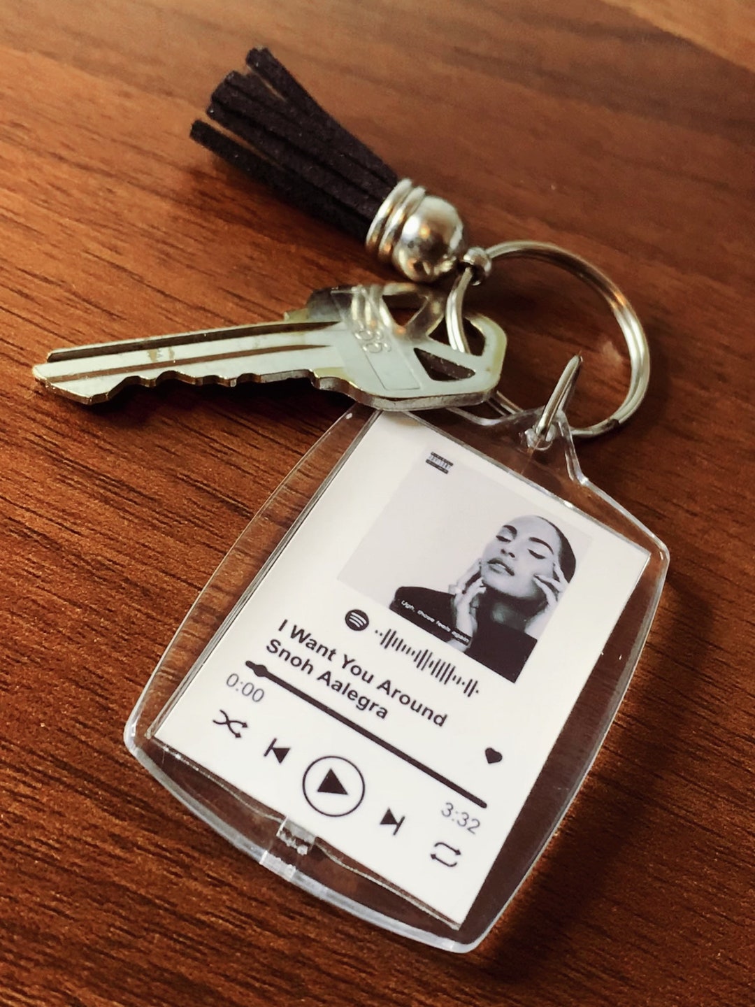 Spotify Keychain Scannable Spotify Code Keychain for - Etsy