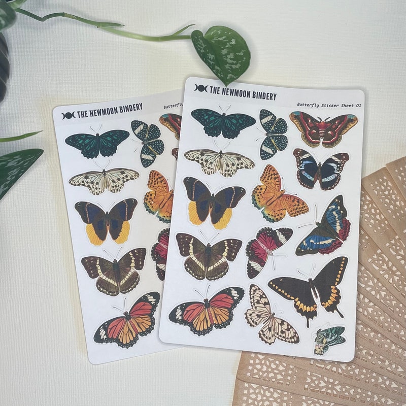 Butterfly Stickers - Etsy