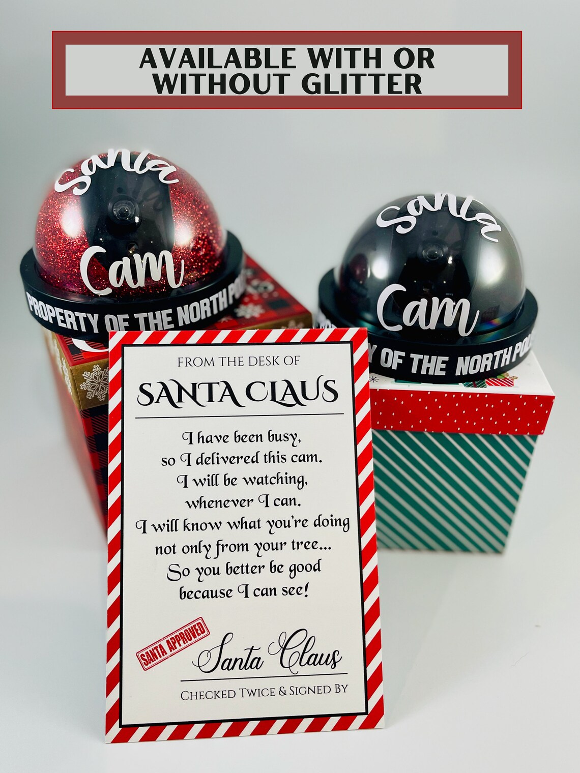 Santa Cam Christmas Camera Santa Spy Cam Surveillance | Etsy
