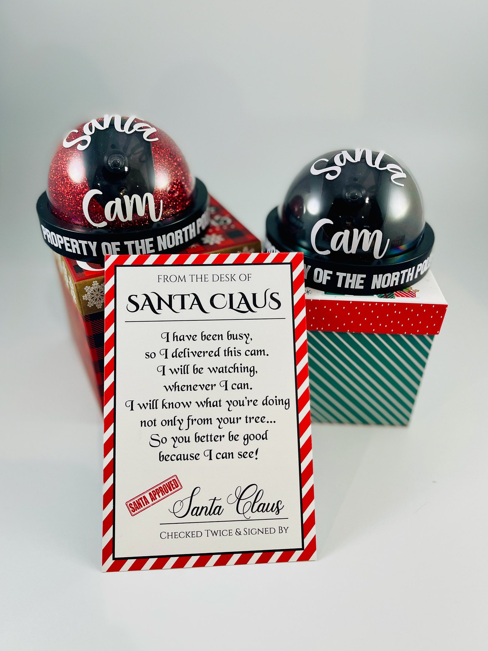 Santa Cam Christmas Camera Santa Spy Cam Surveillance | Etsy