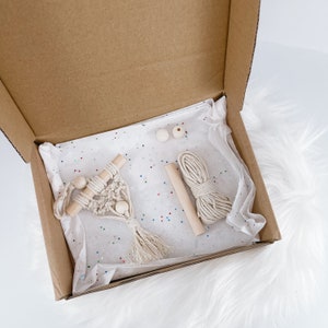 DIY Mini Macrame Kit | Do It Yourself Craft Kit | DIY Lover Gift Kit ...