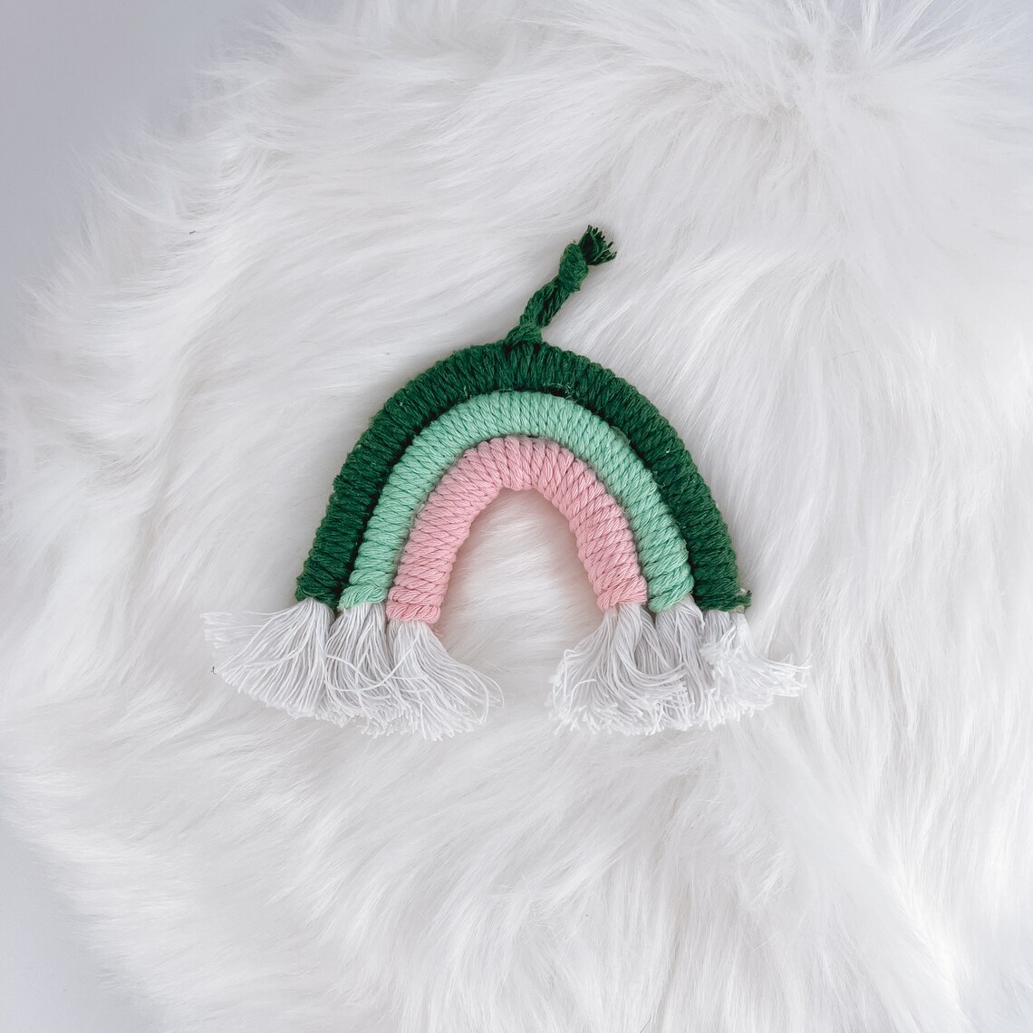 DIY Mini Macrame Rainbow Kit Do It Yourself Craft Kit DIY - Etsy