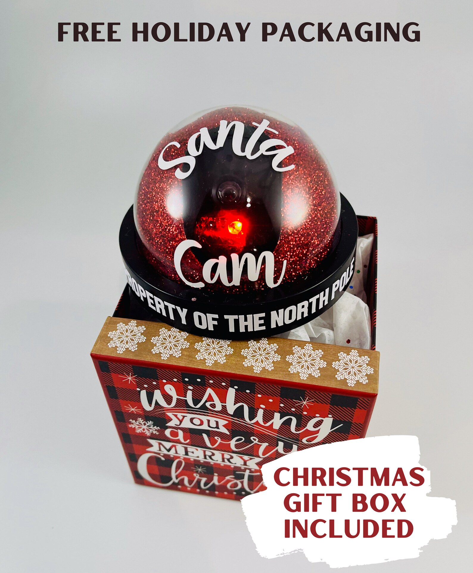 Santa Cam Christmas Camera Santa Spy Cam Surveillance | Etsy