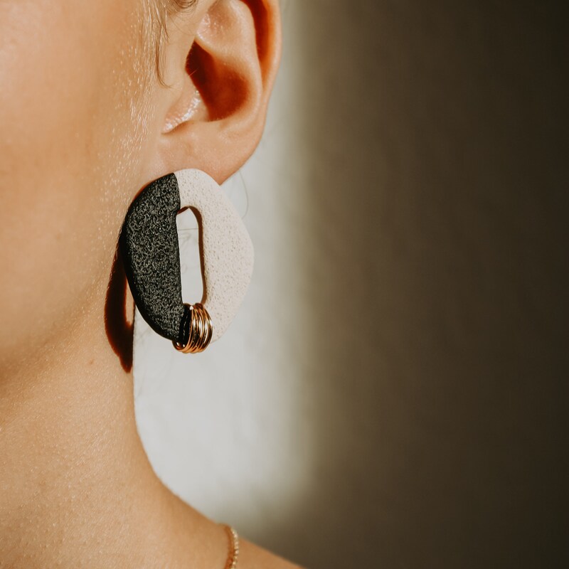 Abstract Earrings - Etsy