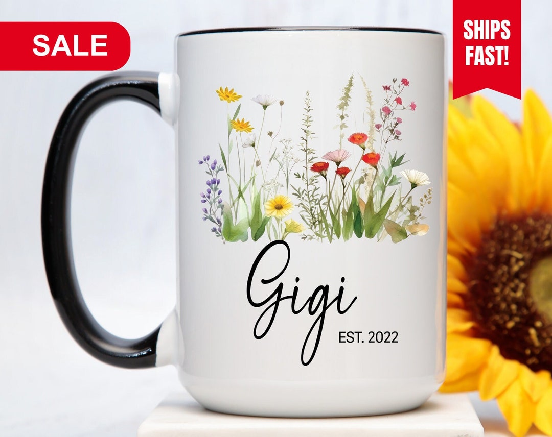 Gigi Est Mug, New Gigi Gift, Gigi Coffee Mug, Gigi Established Mug ...