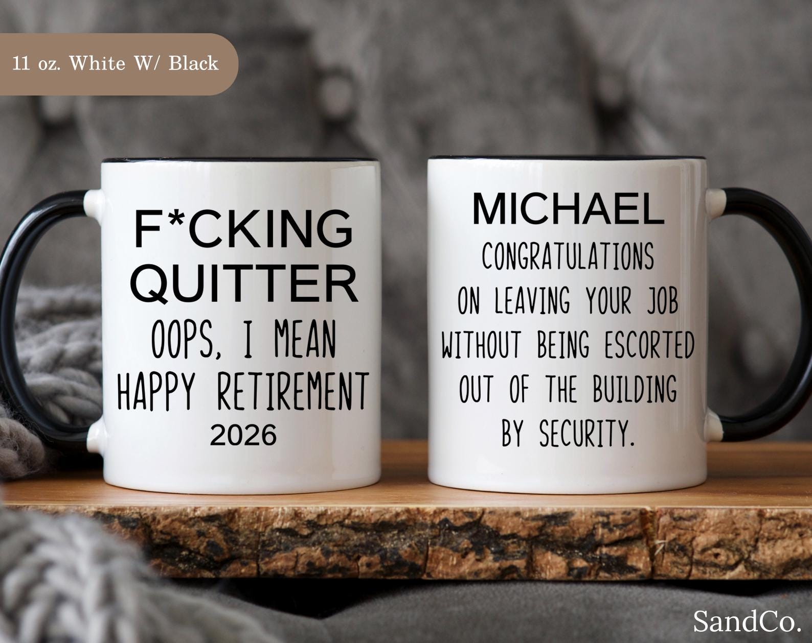 Personalized Retirement Mug, Retirement Gifts for Men, Happy Retirement ...