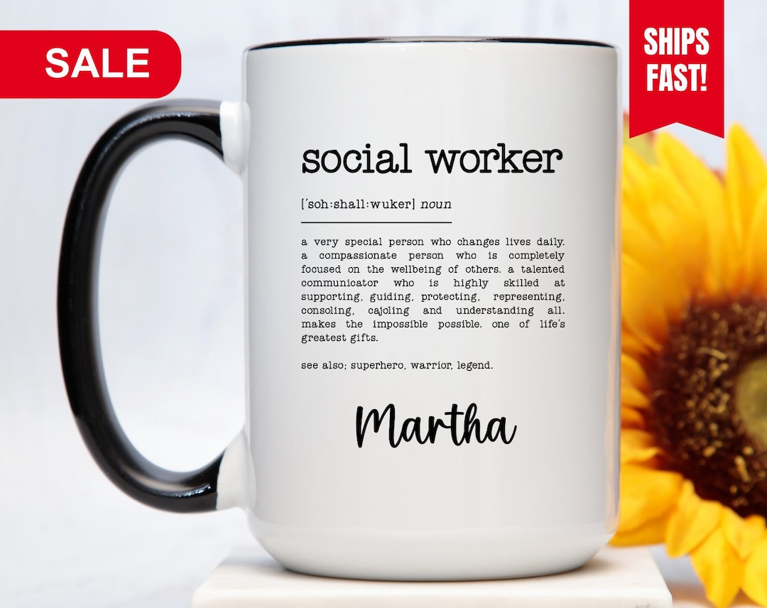 Social Worker Coffee Mug, Social Worker Gift, Social Worker Cup, Gift ...