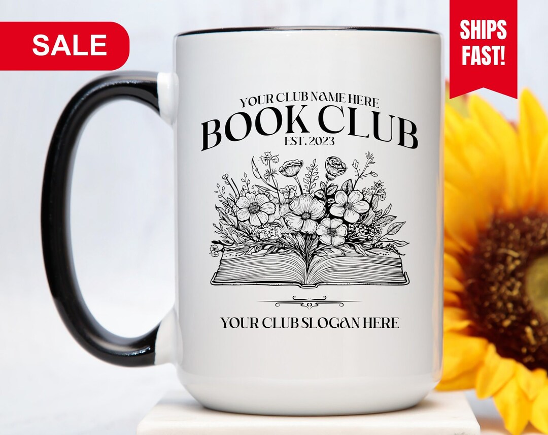 Personalized Book Club Mug, Book Club Gifts, Gift for Book Club Members ...