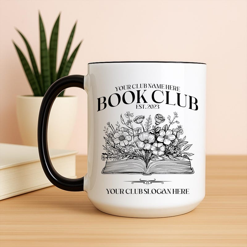 Book Club Mug - Etsy