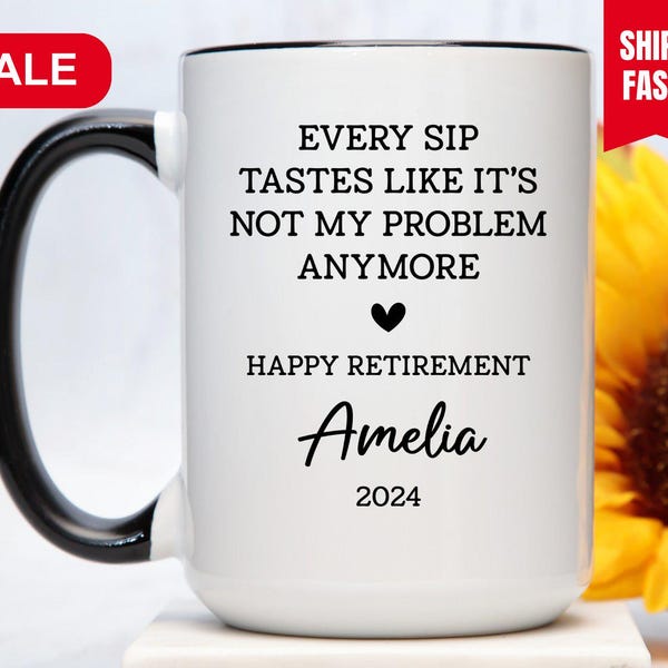 Retirement Mugs Custom - Etsy