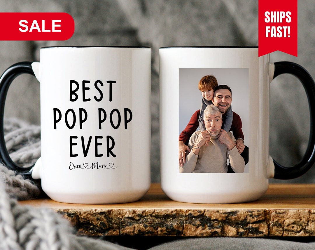 Best Pop Pop Ever Mug, Pop Pop Gift, Pop Pop Coffee Mug, Gift for Pop ...