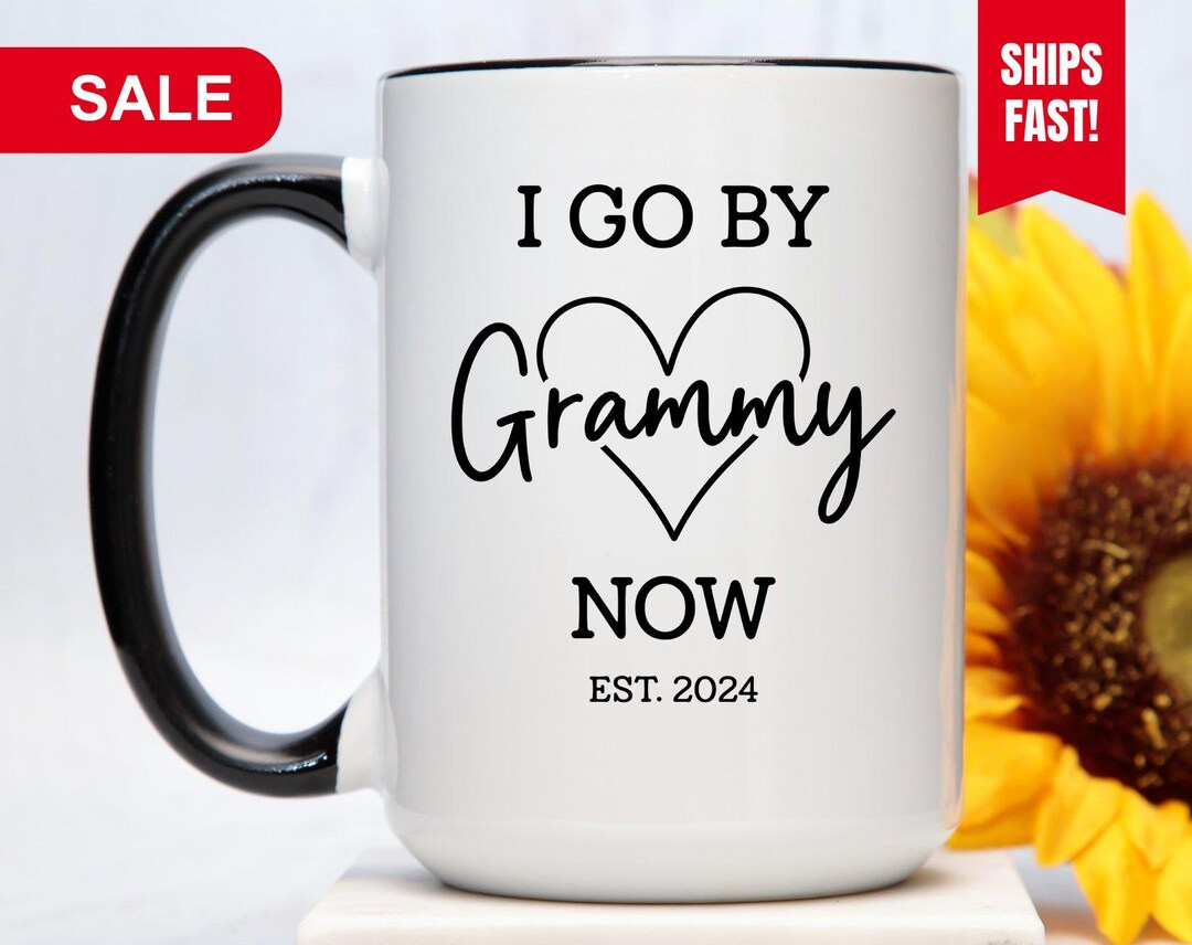 I Go by Grammy Now Mug, Personalized Grammy Mug, Grammy Gift, Lolli ...