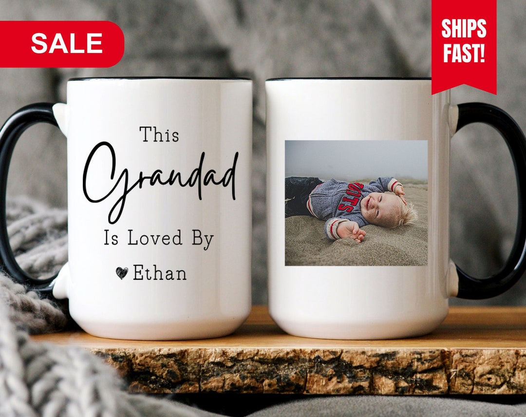 Grandad Gift, Grandad Mug, This Grandad is Loved by Mug, Gift for ...