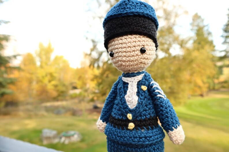 Crochet Doll, Air Force Doll, Crochet Pattern, PDF, English, Amigurumi ...