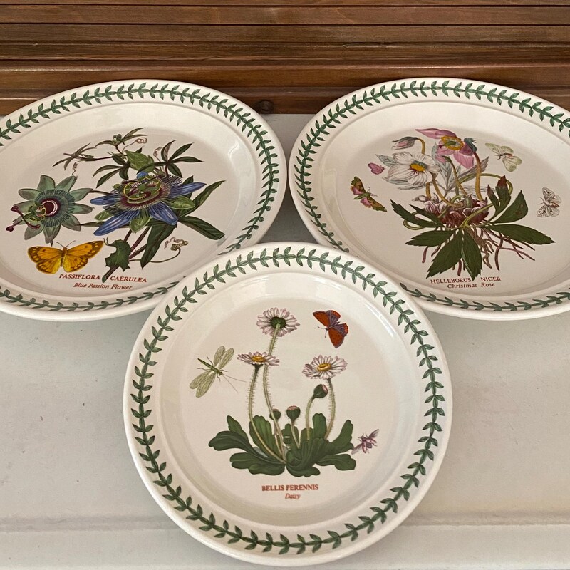 Botanical Plates - Etsy