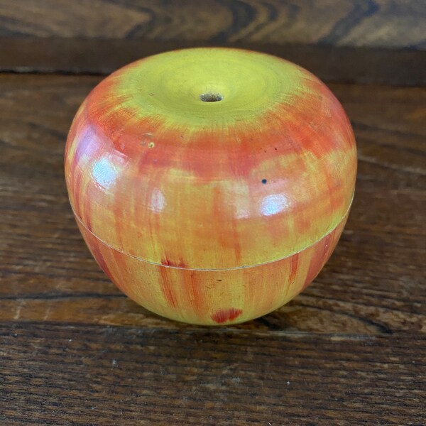 Hand Painted Wooden Apples - Etsy