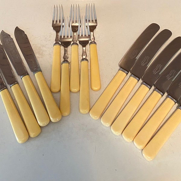 Bone Handle Flatware - Etsy