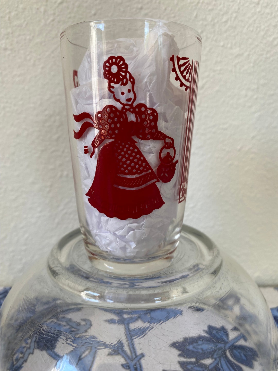 Single Swanky Swig Bustling Betty Hazel Atlas Glass - Etsy