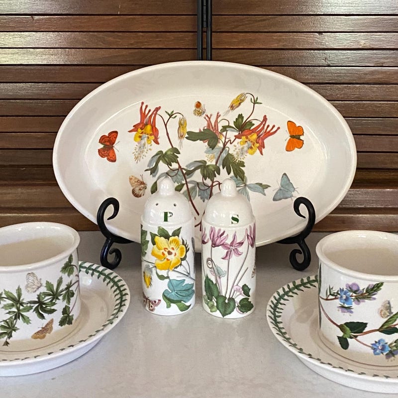 Botanical Dishes - Etsy