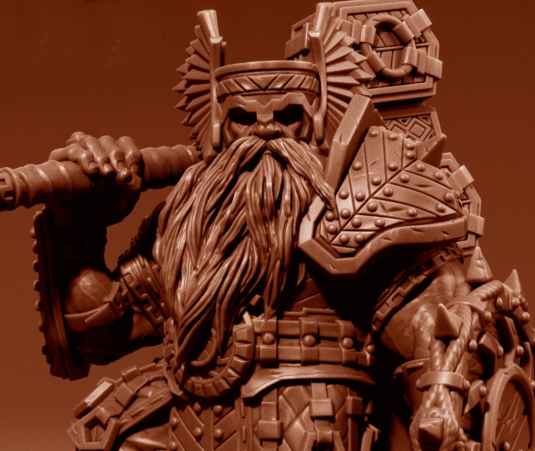 Dwarf Miniature.. Iimar Hakka From Dwarves of Dark Deep - Etsy