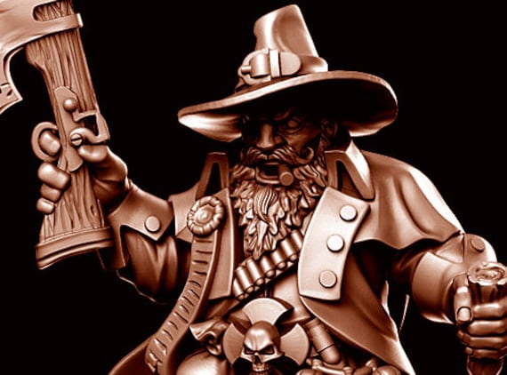 Baldur Vanhelding Dwarf Vampire Hunter Miniature. High | Etsy