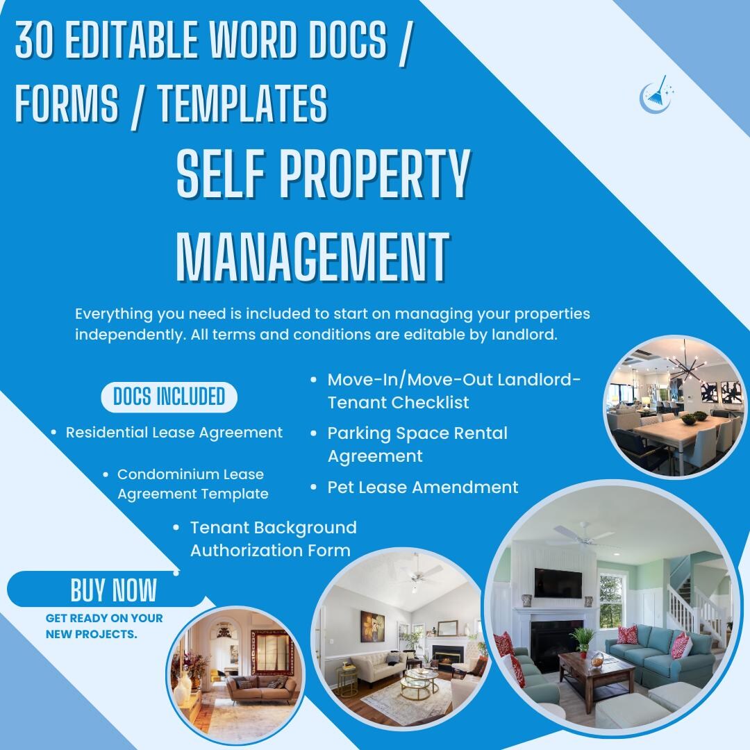 30 Editable MS Word Documents Templates to Run Your Properties ...
