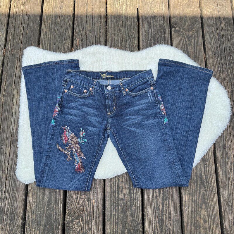 Bedazzled Jeans - Etsy