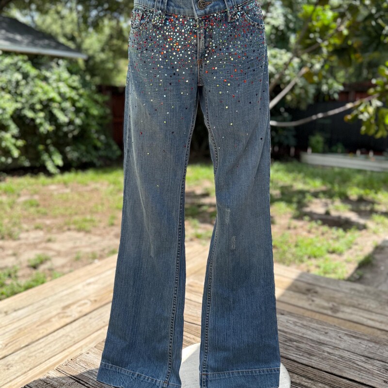 Bedazzled Jeans - Etsy