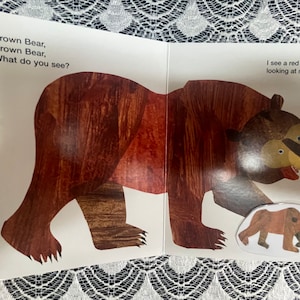 Brown Bear Board Book W Story Props| Felt-flannel Felt Board| Language ...