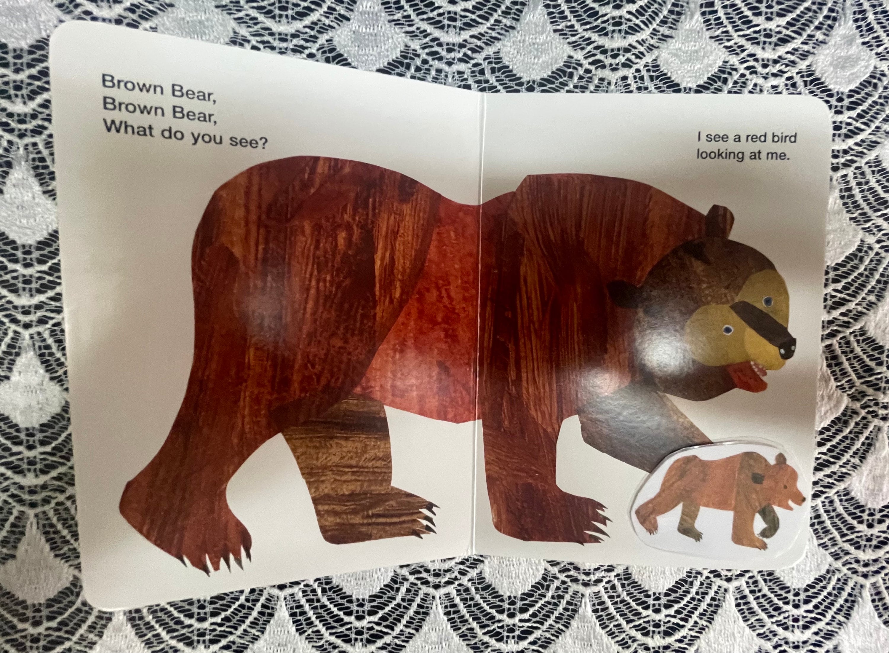 Brown Bear Board Book W Story Props| Felt-flannel Felt Board| Language ...