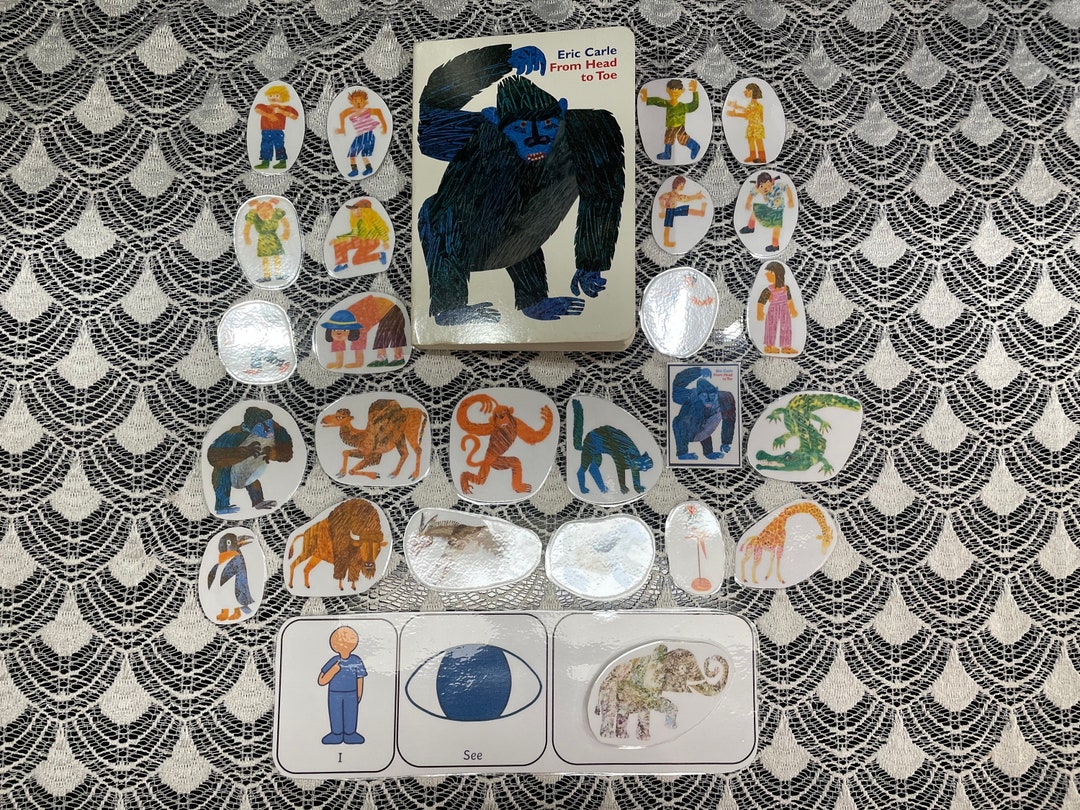 From Head to Toe Board Book W Story Props| Felt-flannel Board| Language ...