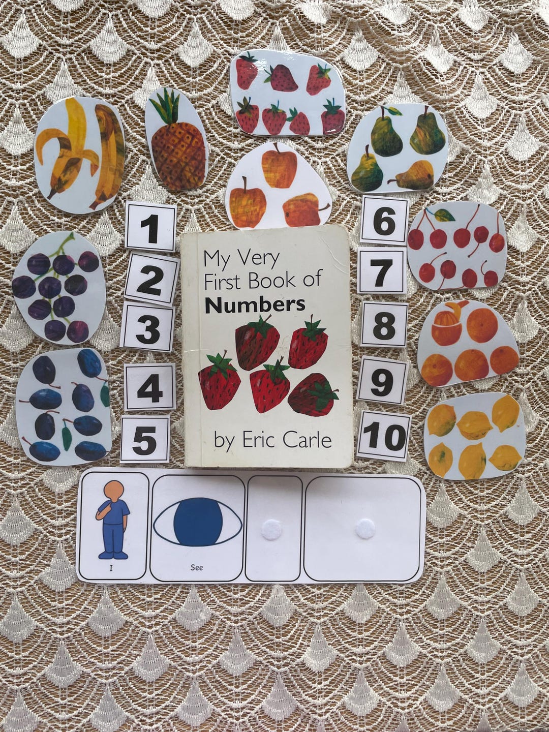 My Very First Book of Numbers With Velcro Numbers and Foods | Eric ...